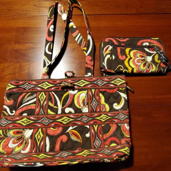 Vera Bradley | Bags | Vera Bradley Small Tic Tac Tote Puccini Pattern ...